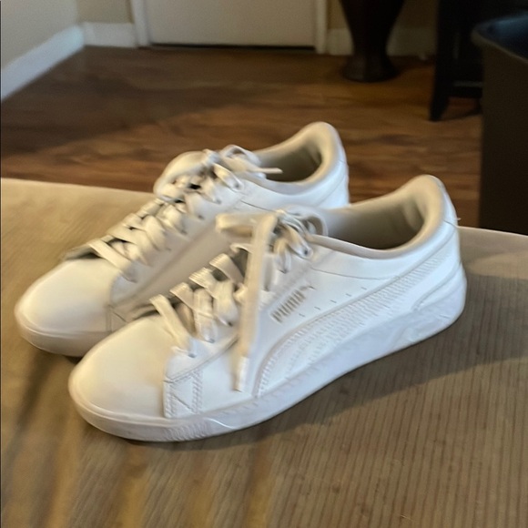 Puma | Shoes | Puma Classic White Sneakers | Poshmark